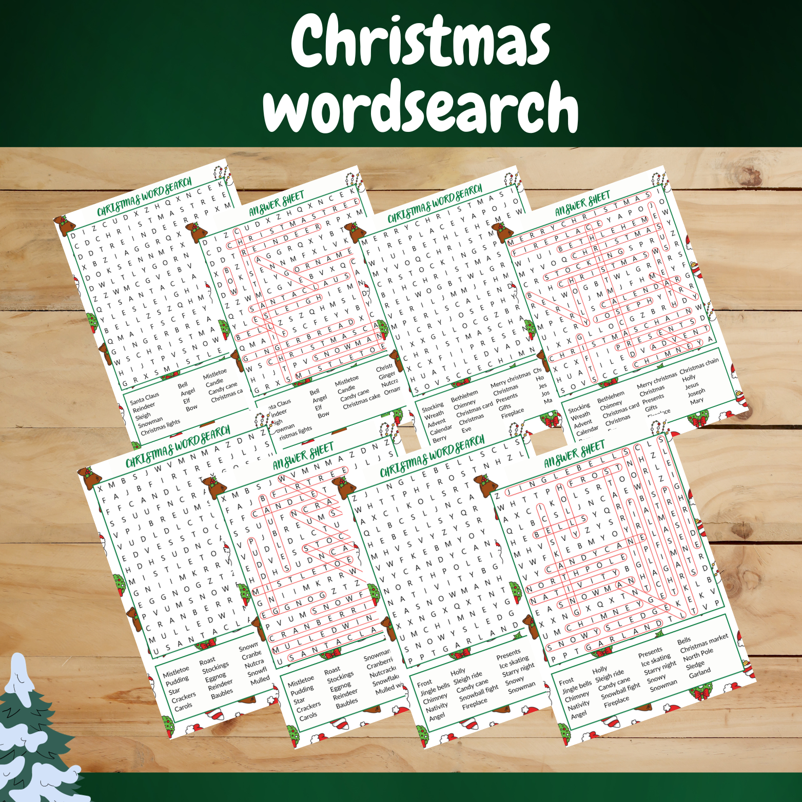 Christmas Wordsearch – Nauczalnia